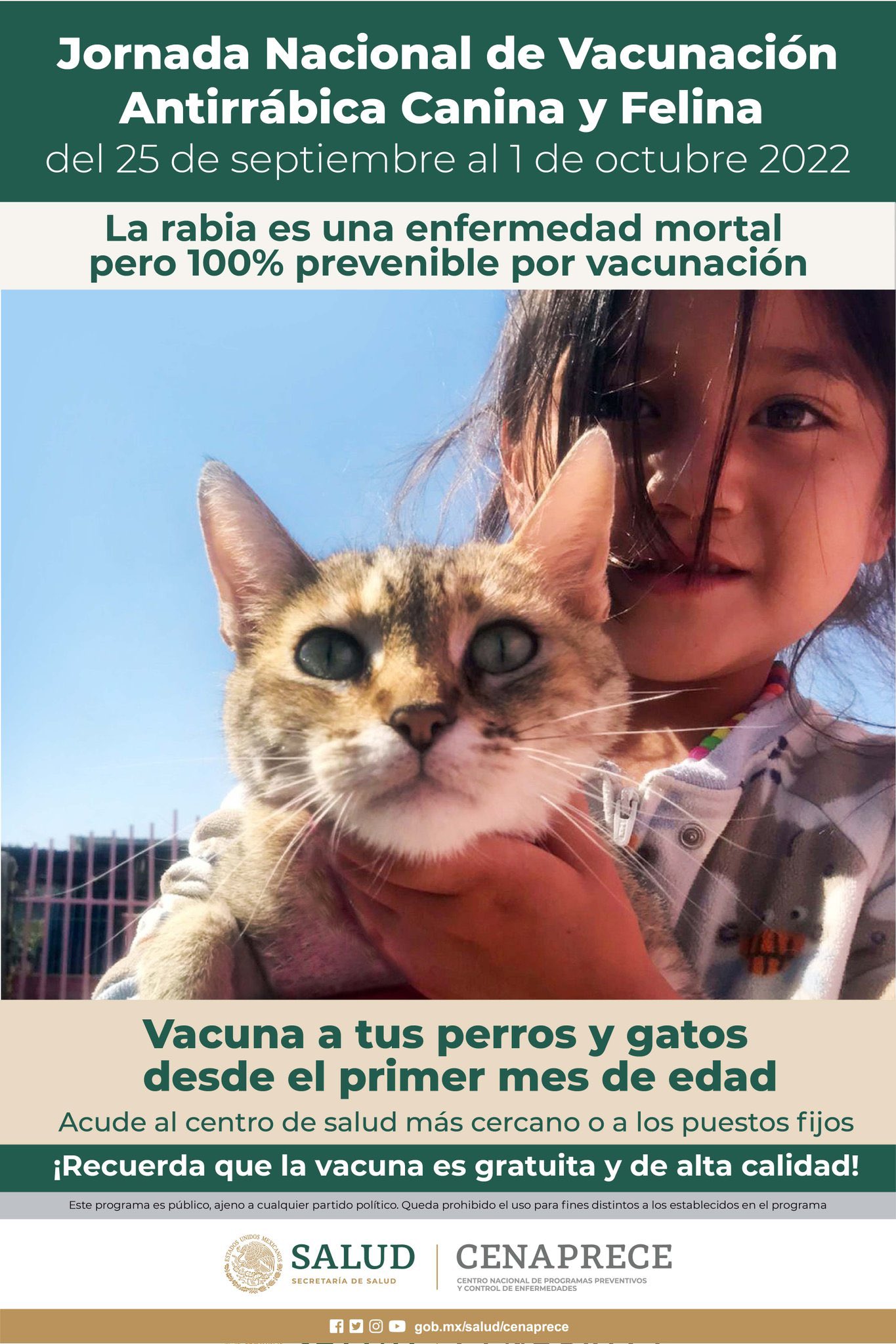 Cenaprece On Twitter Jornada Nacional De Vacunación Antirrábica