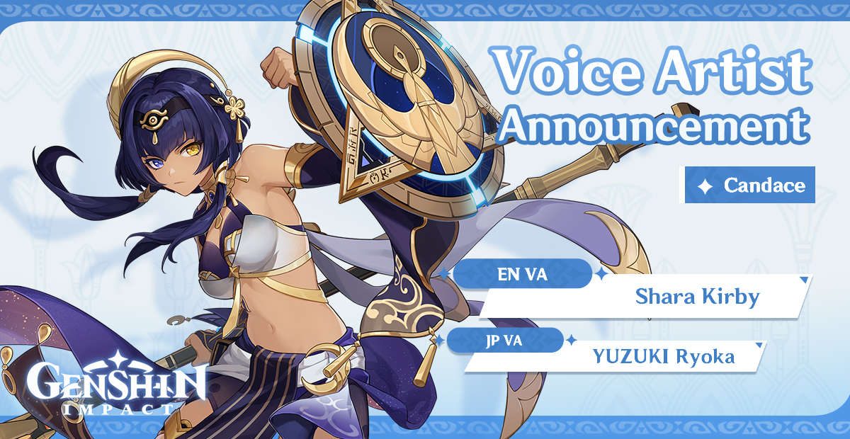 Genshin Impact on Twitter: "Voice Artist Announcement Travelers, let's listen to the voice of ...