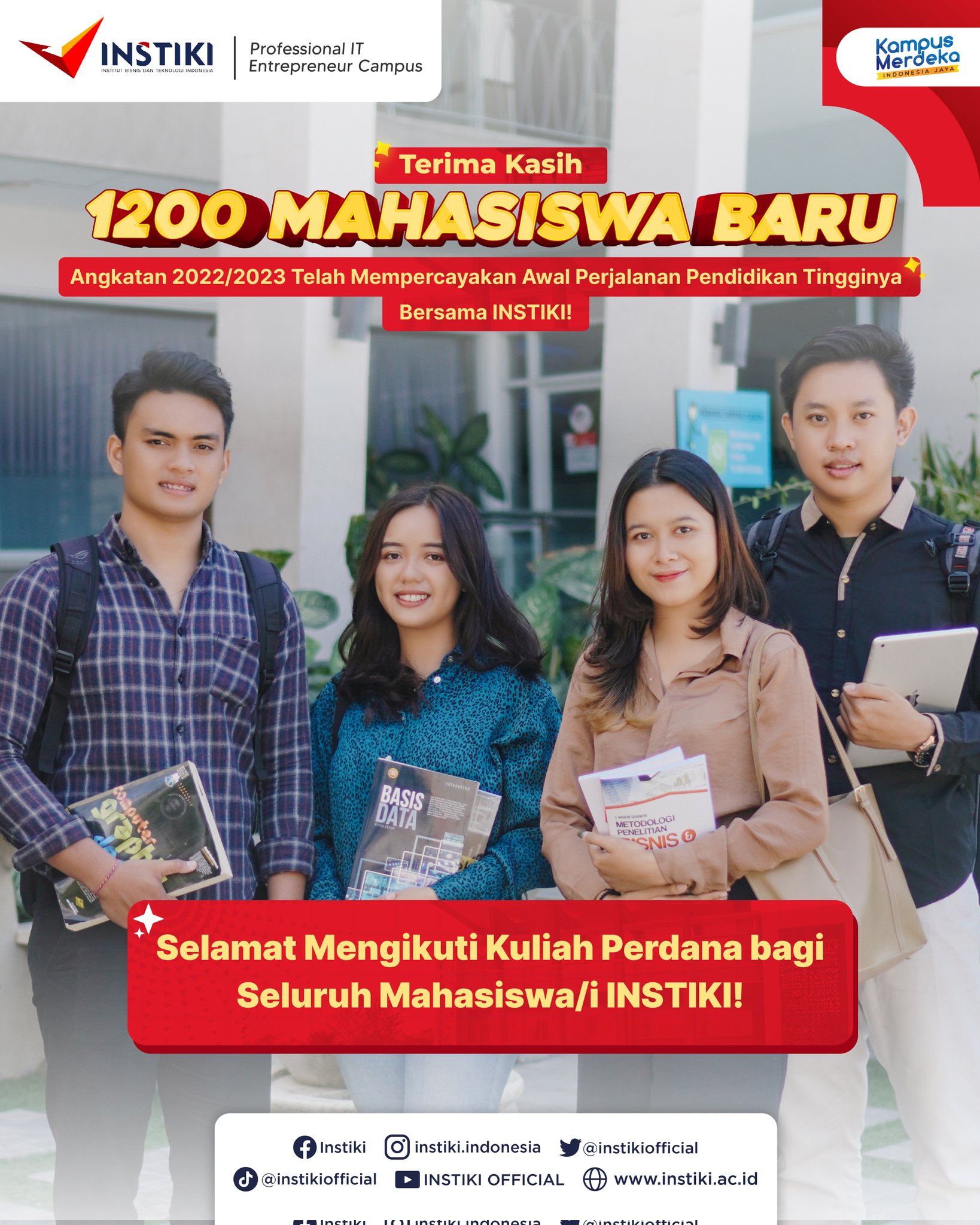 Institut Bisnis dan Teknologi Indonesia (INSTIKI) on Twitter: " Keluarga Besar Civitas Akademika ...