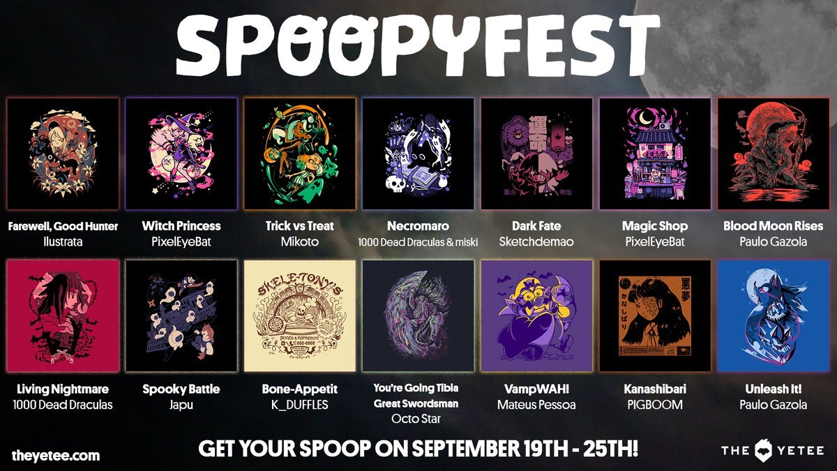 The Yetee 🌈 on Twitter: "LAST CHANCE! In just one hour, a mysterious fog will roll in, the Yetee ...