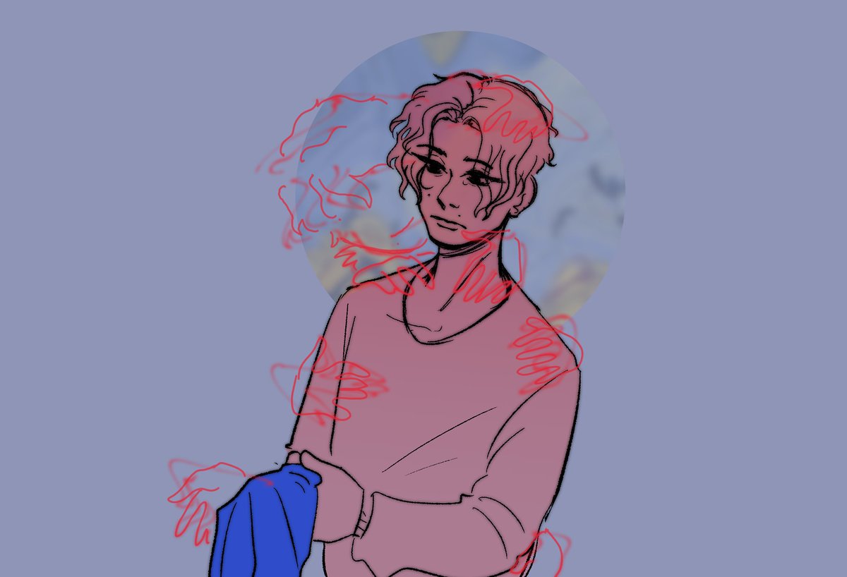 「there's a ghost in my home but it's bett」|common rider w 🎄のイラスト