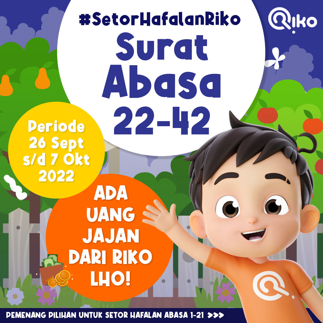 Riko The Series on Twitter: "Assalamu'alaikum Bunda, Untuk #SetorHafalanRiko minggu ini adalah # ...