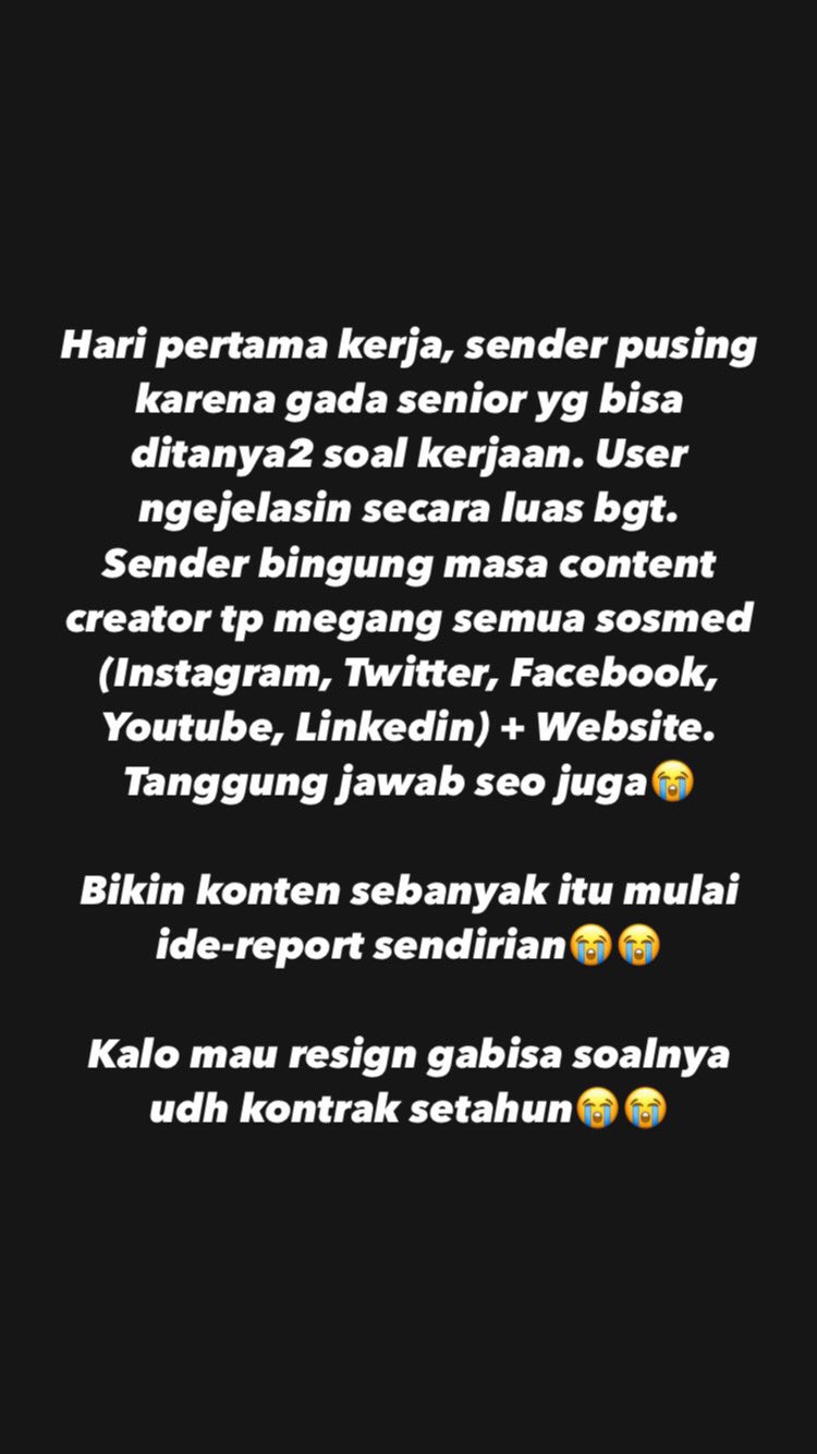 BACA RULES DI (bit.ly/worksfess) on Twitter: "Work! Bantu saranin sender dong guys😭🙏🏻 terima ...