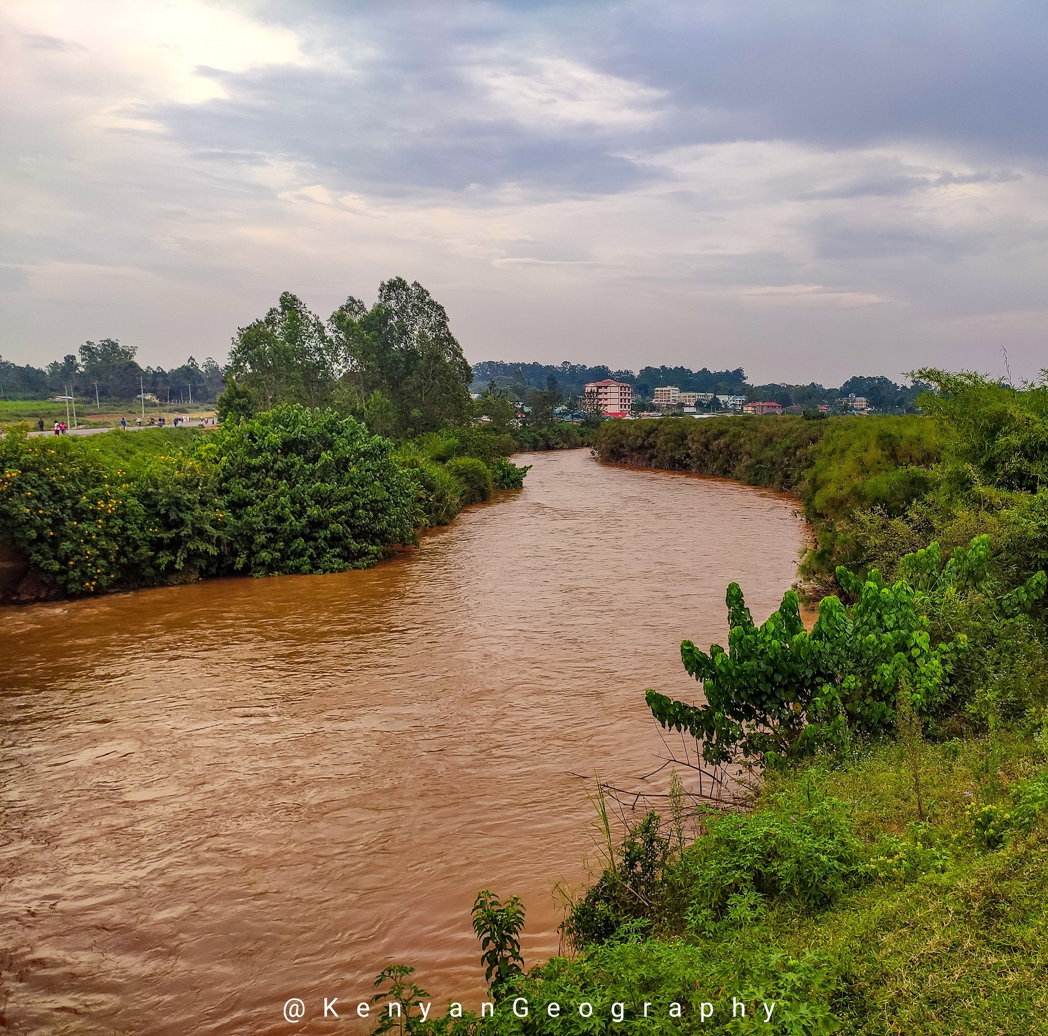 Geography of Kenya on Twitter: "Ngong river at Mombasa road and Outer Ring road. Arguably the ...