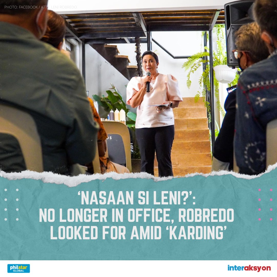 Philstar.com on Twitter: "RT @interaksyon: 'NASAAN SI LENI?' Many are still looking for former ...