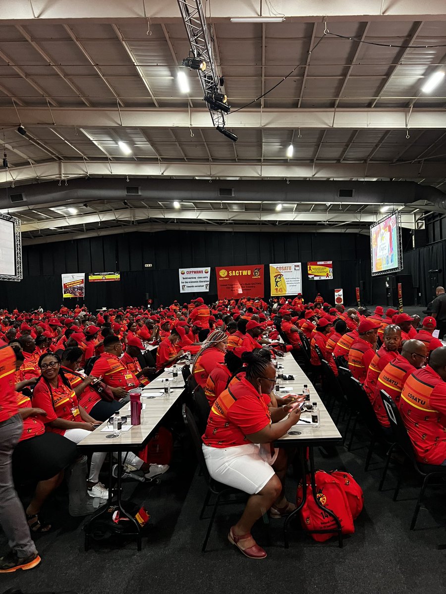 SABC News on Twitter: "RT @NalediJ: Around 2000 Cosatu members are gathered at the labour union ...