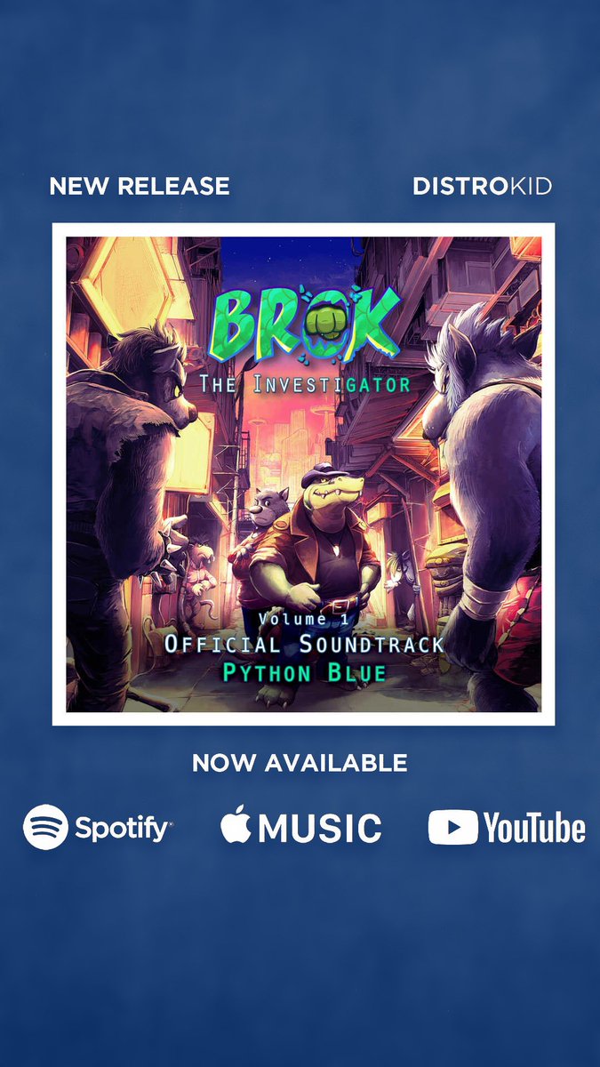 BROK 🐊 OUT NOW! on Twitter: "RT @Python_Blue: One month since #Brok: The InvestiGator by ...