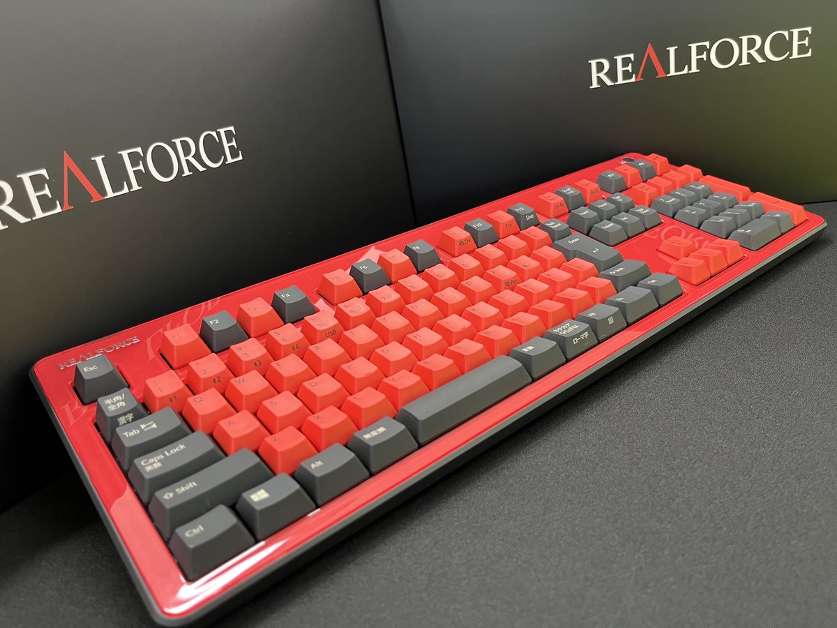 REALFORCE（リアルフォース）【公式】 on Twitter: "REALFORCE #R3キーボード 用カスタムカラーパネル、近日発売予定です。 写真はTGSでも展示したカラフルなR3 ...
