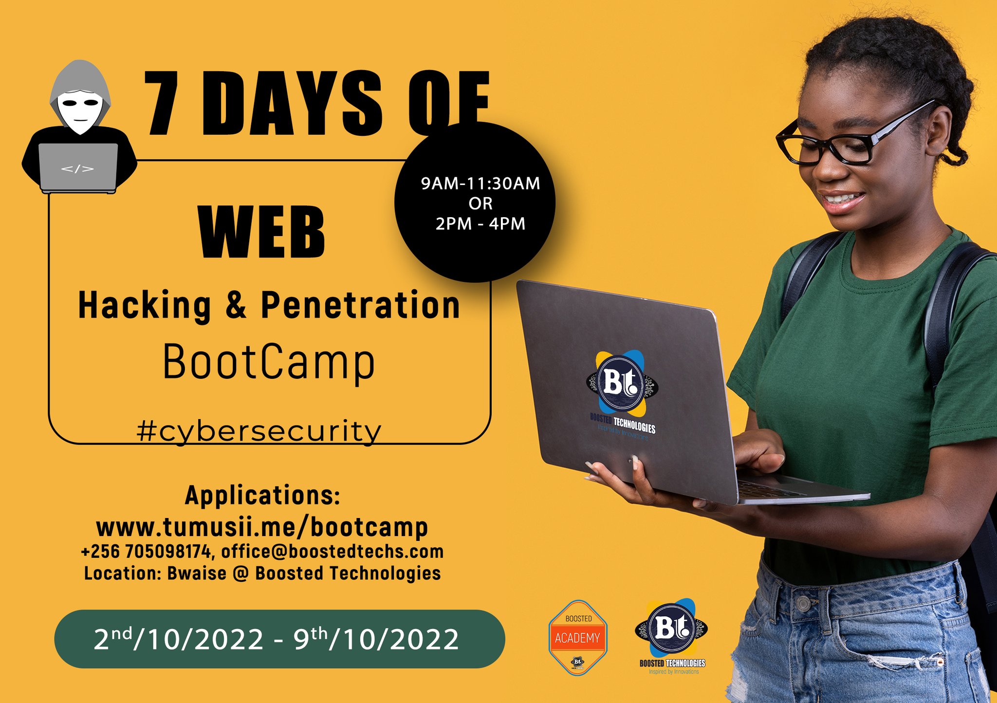 Boosted Technologies on Twitter: "It is now home. 7 Days of web application security for ...