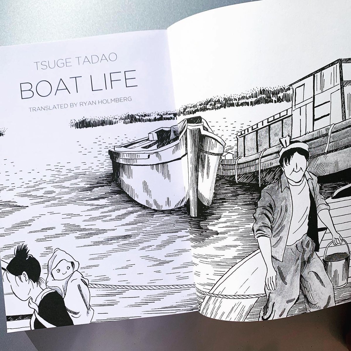 Ryan Holmberg on Twitter: "Tsuge Tadao's Boat Life @floatingworldcomics preview photos below ...