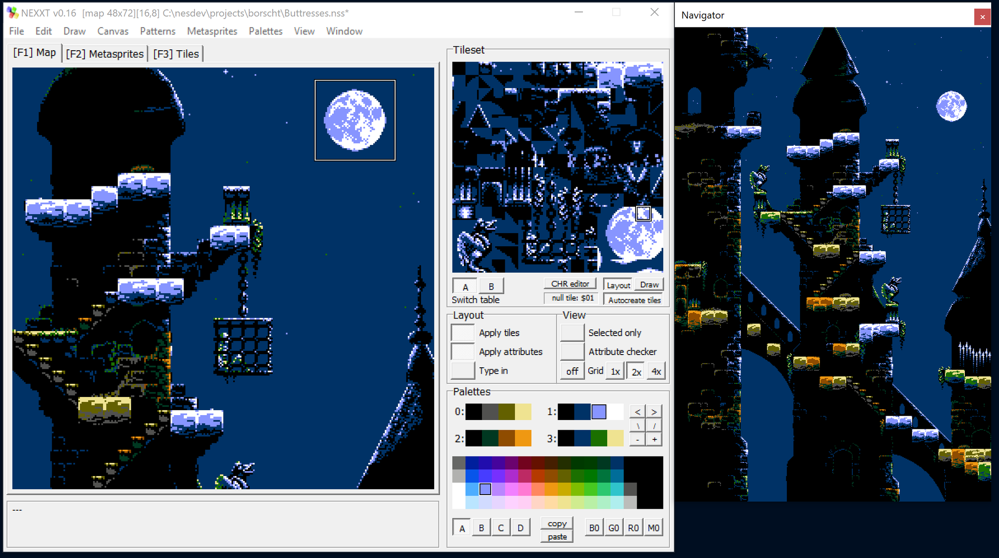 FrankenGFX on Twitter: "Adding a navigator to NEXXT. It always could build maps larger than ...