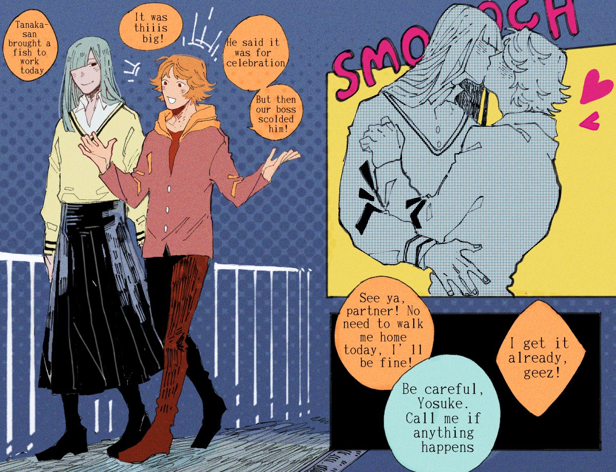 syn 📺 comms open on Twitter: "crossdresser yu x yosuke au rkgk