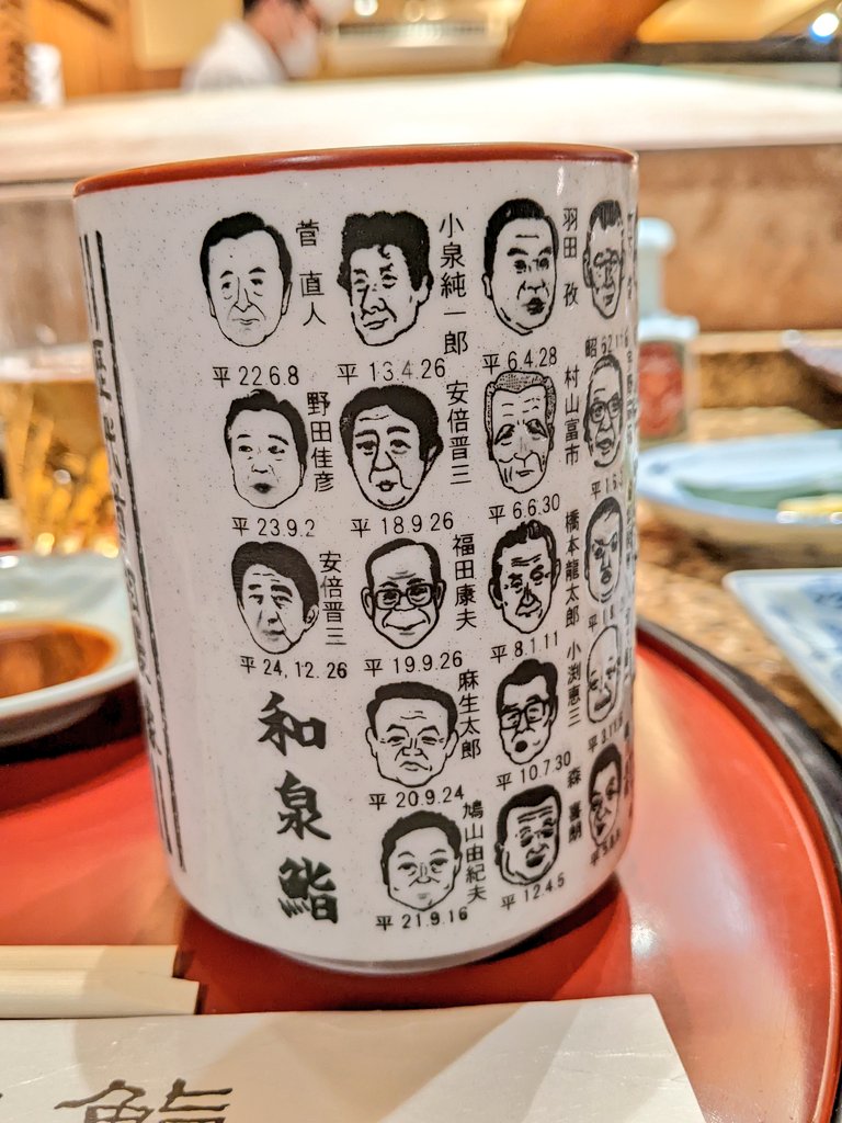 りんã“🫠ã™ã¿ã£ã“大社 On Twitter ãŠå¯¿å¸å±‹ã•ã‚“ã®æ¹¯å‘‘ã€æ´ä»£ç·ç†ã®ä¼¼é¡”çµµã§ã—ãŸã€‚よーãã¿ã‚‹ã¨çµµã‚‚進化ã—ã¦ã‚‹ã‚“ã§ã™ã。ãã›ãŒã‚¹ã‚´ã„