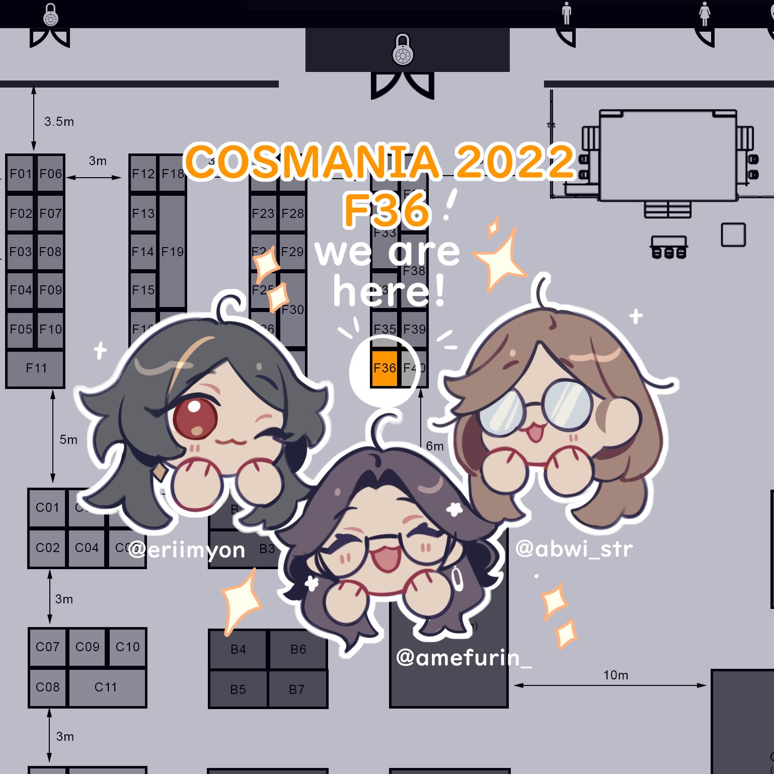 Rin* @CLASS101 PATREON🖍️ on Twitter: "hullo hullooo! here's my merch catalogue for COSMANIA 2022 ...