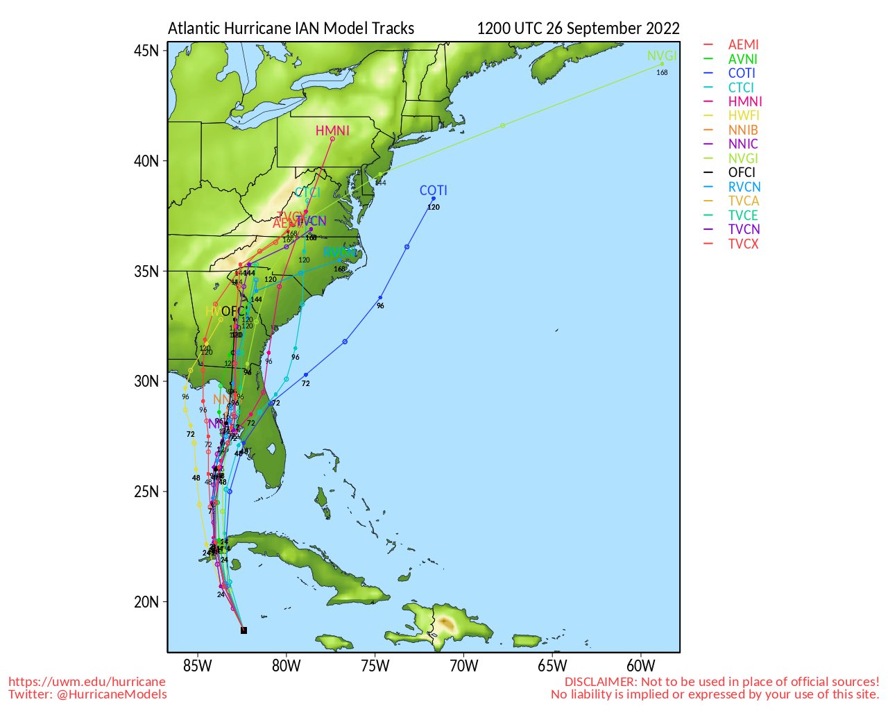 Tony Mainolfi On Twitter The Majority Of The Early Morning Models