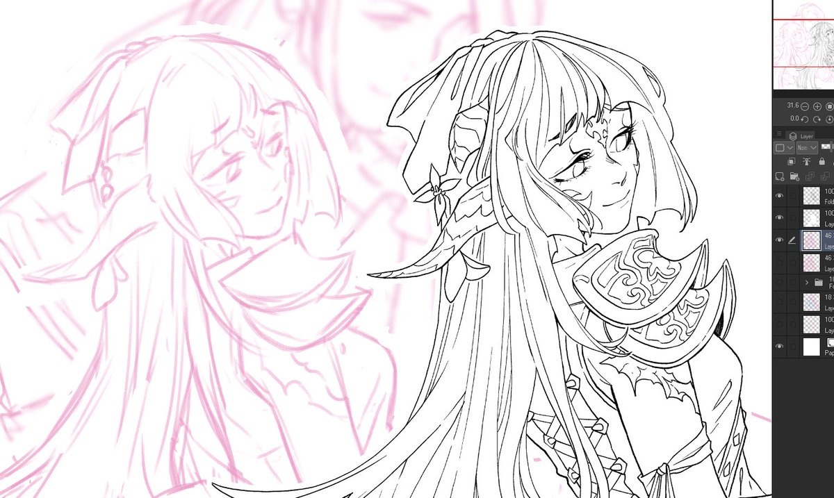 ᗰOᖇTI ☾ on Twitter: "♡ sketch > lineart ♡"