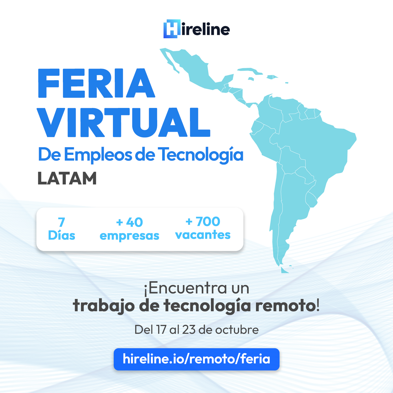 Hireline.io on Twitter: "📣 ¡Ya está el pre-registro abierto de la Feria Virtual de empleos de TI ...