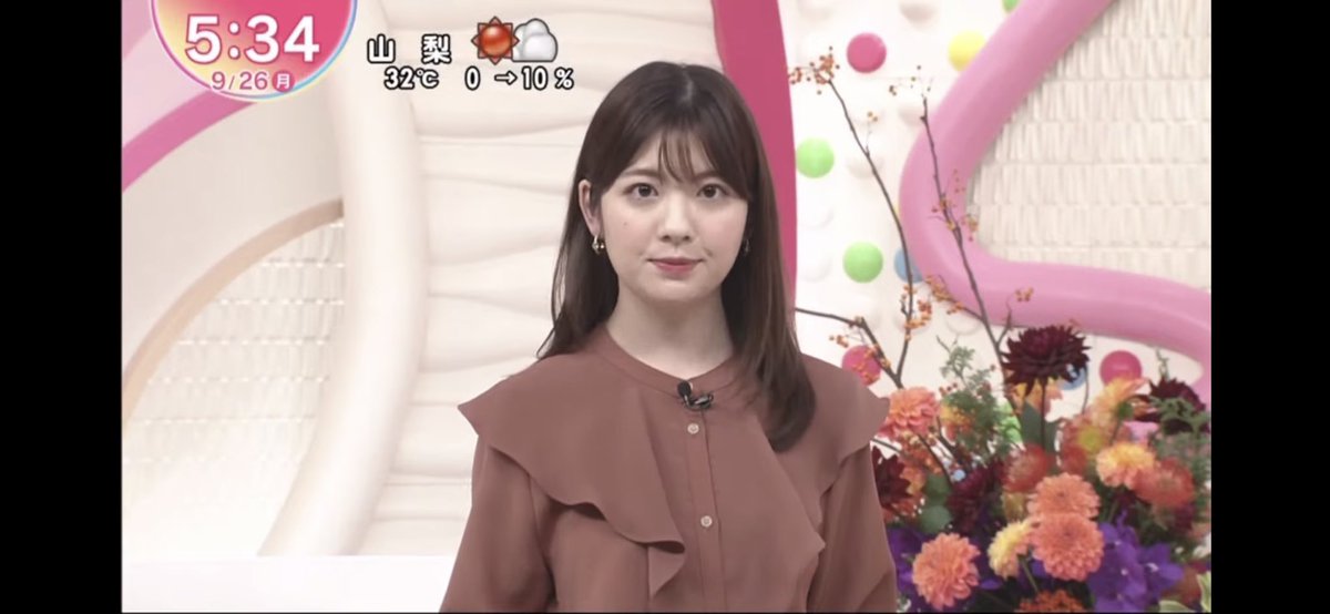 ぐんぐんLover on Twitter: "RT @NTVSM199379: 2022年9月26日(月)Oha!4今朝のまっちー #oha4 #佐藤真知子 #日テレ #可愛い #中西希 ...