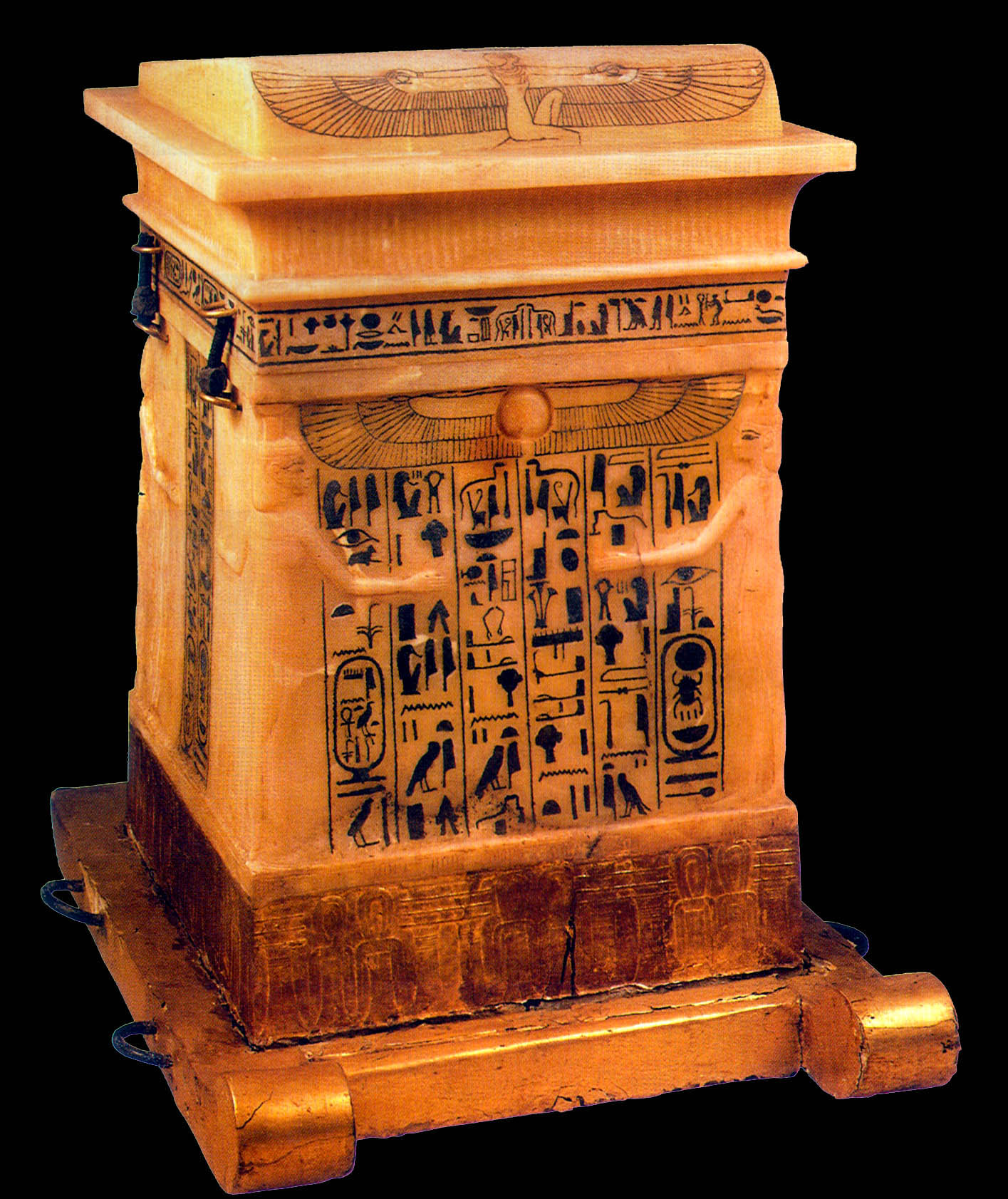 Dr. Peter J Brand on Twitter: "1/ T-40 of my Tutankhamun 100 day countdown: Today the Canopic ...