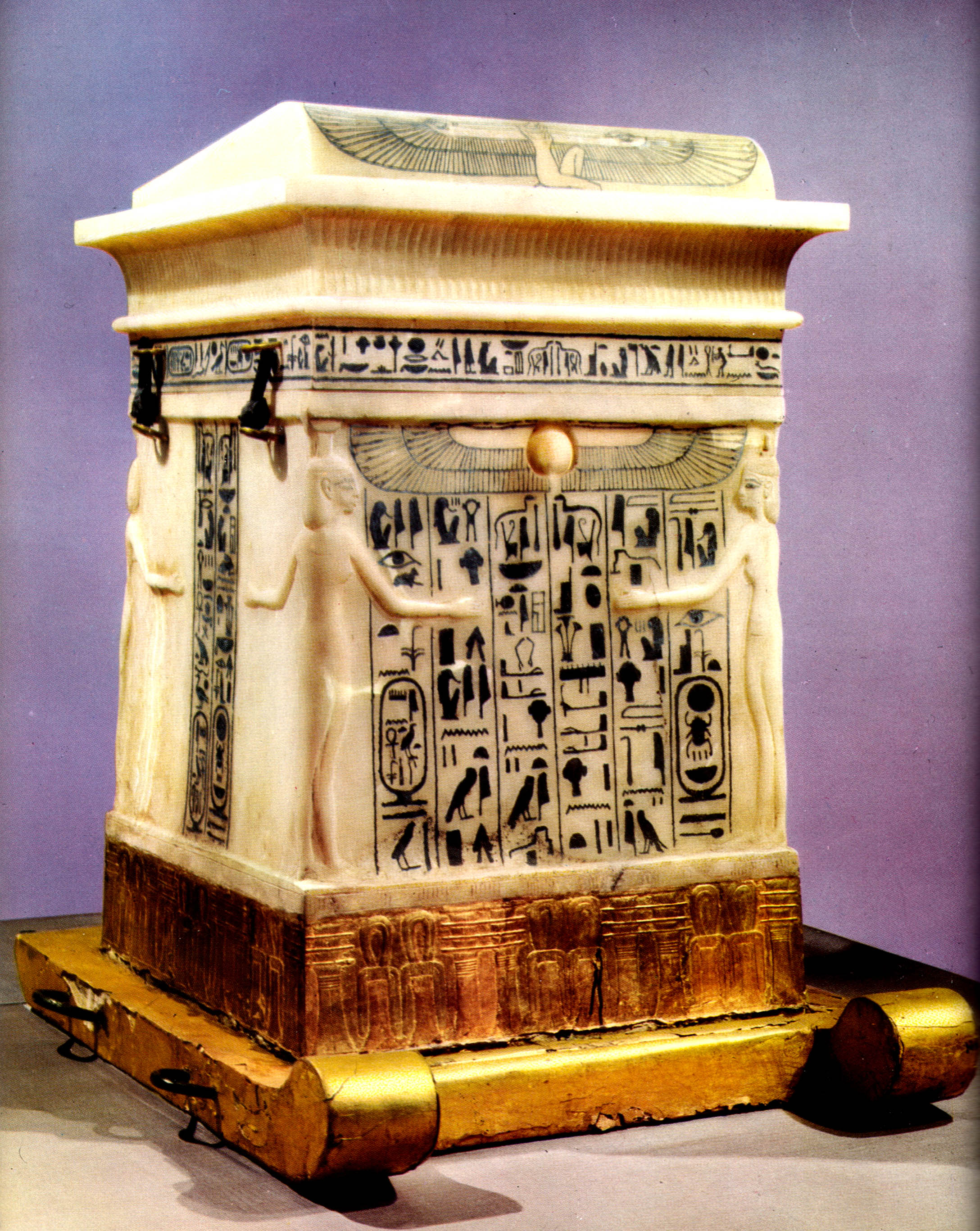 Dr. Peter J Brand on Twitter: "1/ T-40 of my Tutankhamun 100 day countdown: Today the Canopic ...