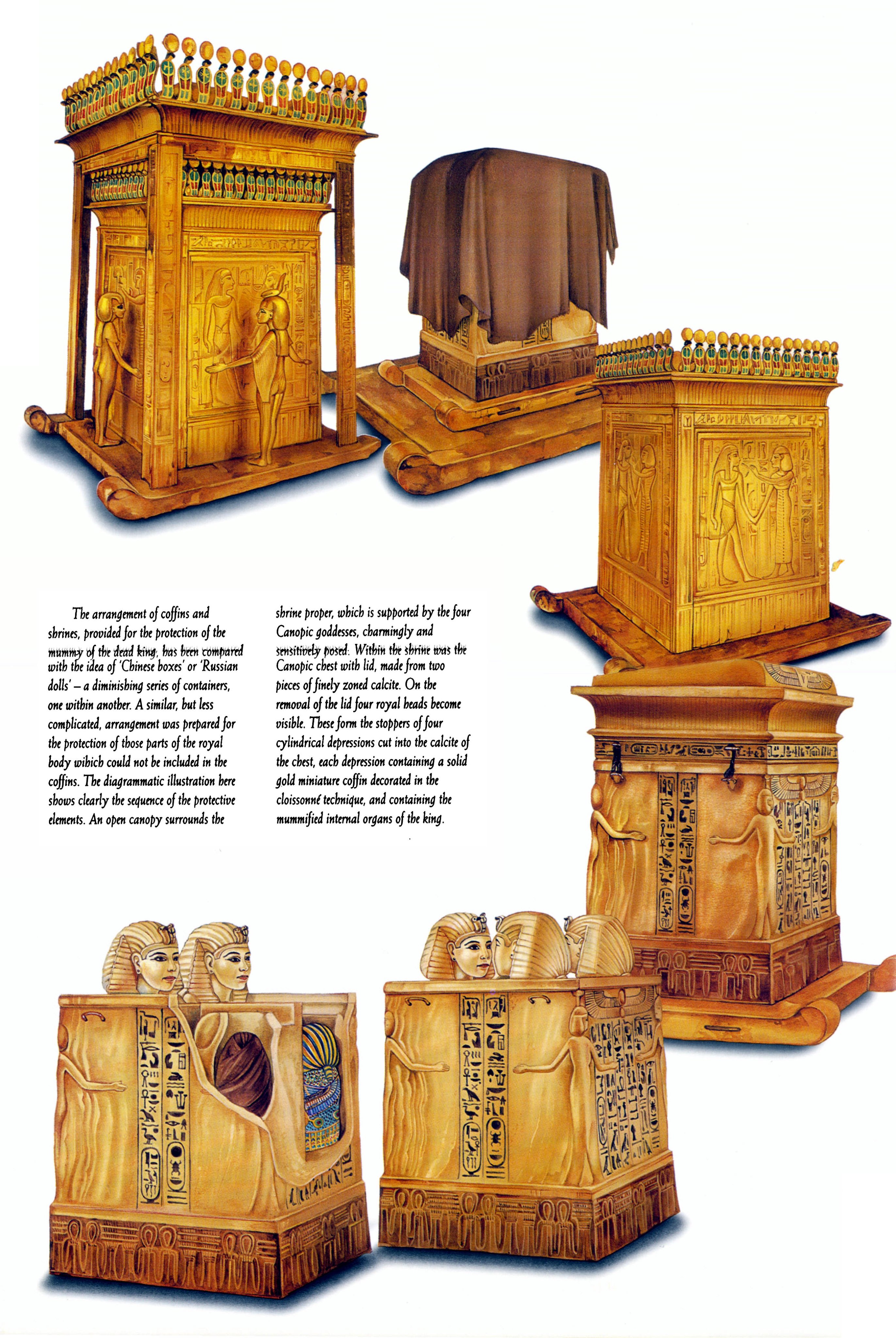 Dr. Peter J Brand on Twitter: "1/ T-40 of my Tutankhamun 100 day countdown: Today the Canopic ...