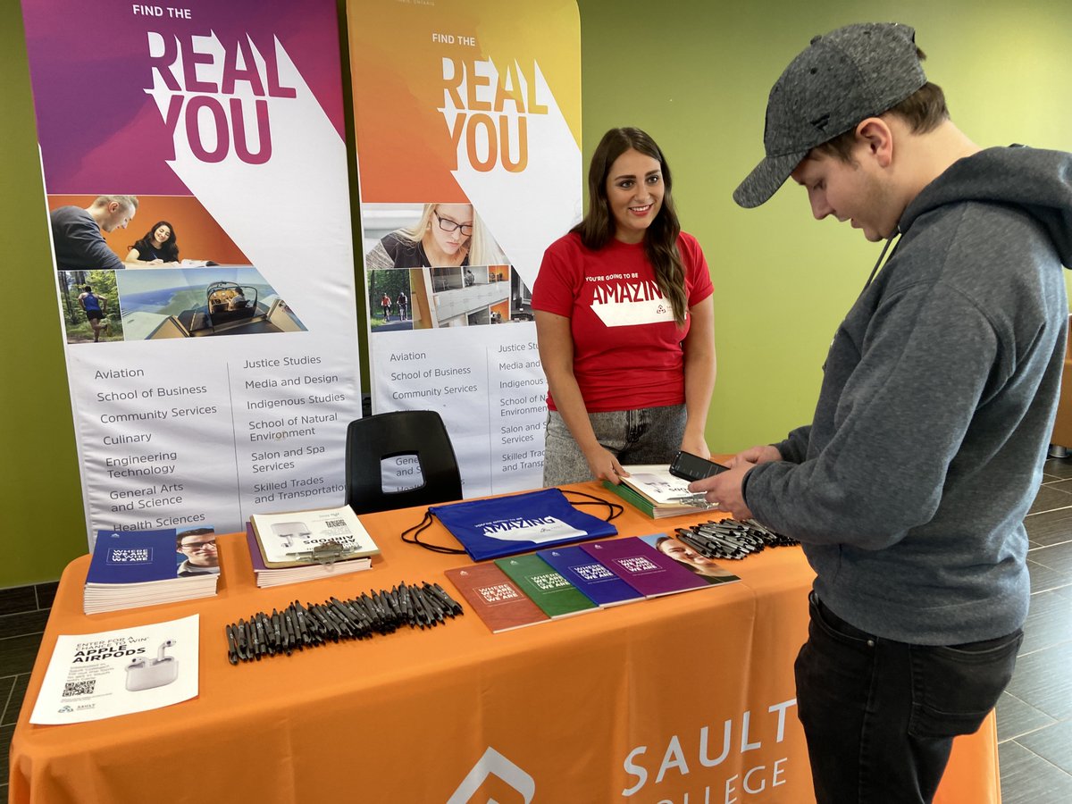 SaultCollege on Twitter: "College Information Program happening today in the Common Link! Reps ...