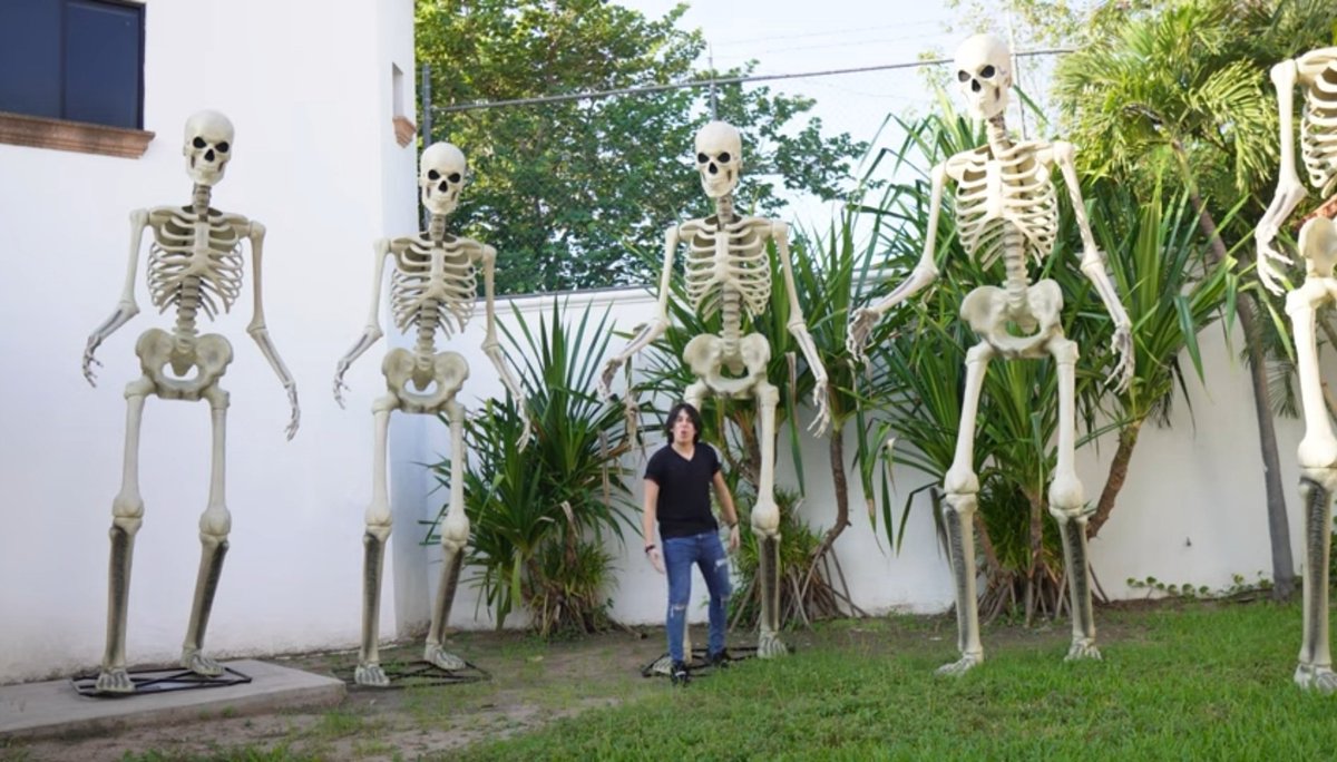 giant skeleton Minecraft Skin