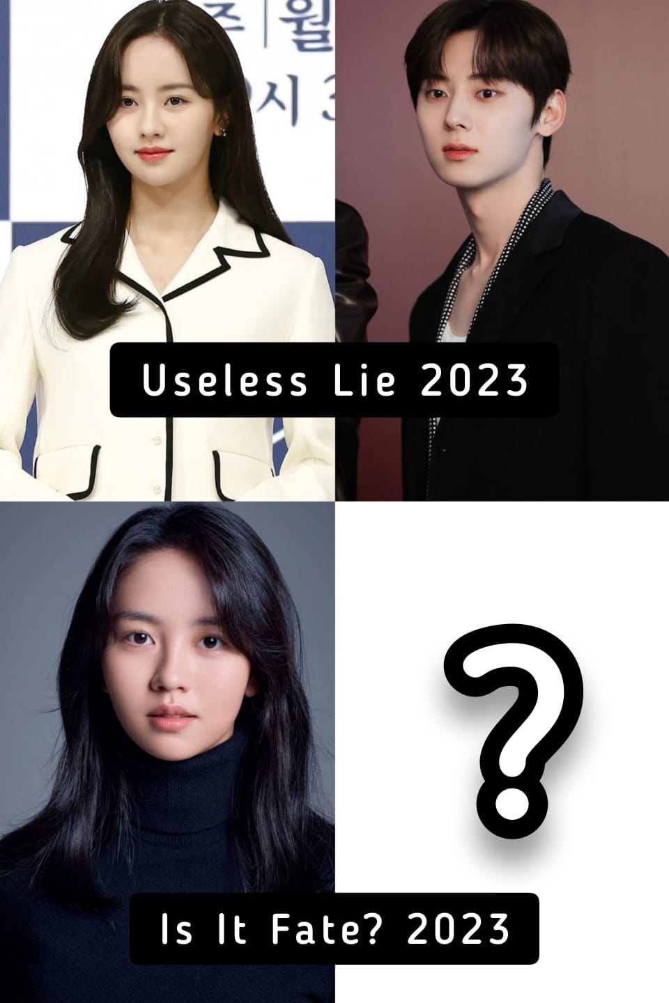 K-Drama Menfess on Twitter: "•kdm• -Useless Lie : Sohyun & Minhyun -Is It Fate : Sohyun ...