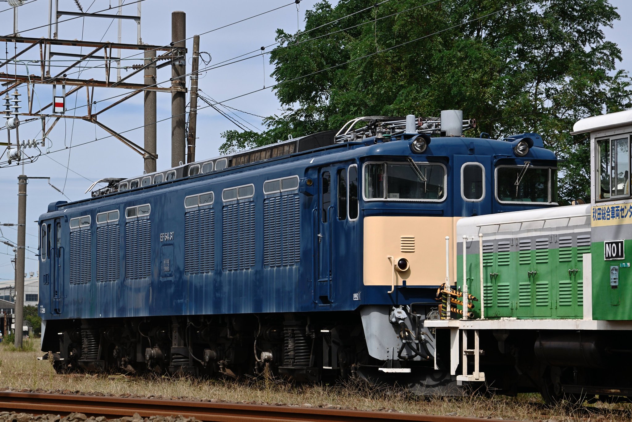 藍初 奏（あいそめ そー） on Twitter: "EF64 37 秋田総合車両センター 2022.9.27 久しぶりにゲートの外へ。 https://t.co/laKqUWRYR9 ...