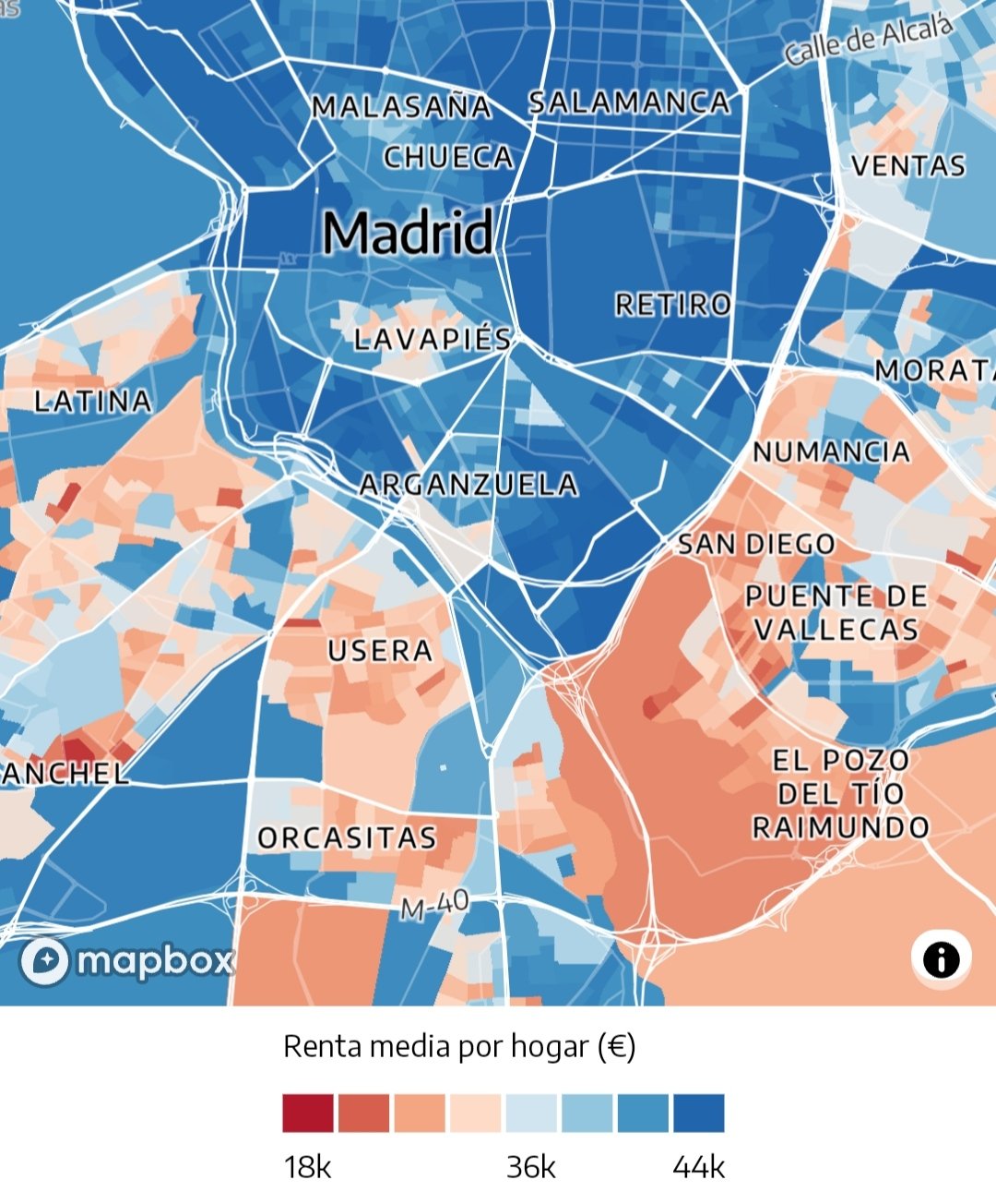 Madrid Neighborhoods Map Here's A Sample Of What A Map Of Madrid Could