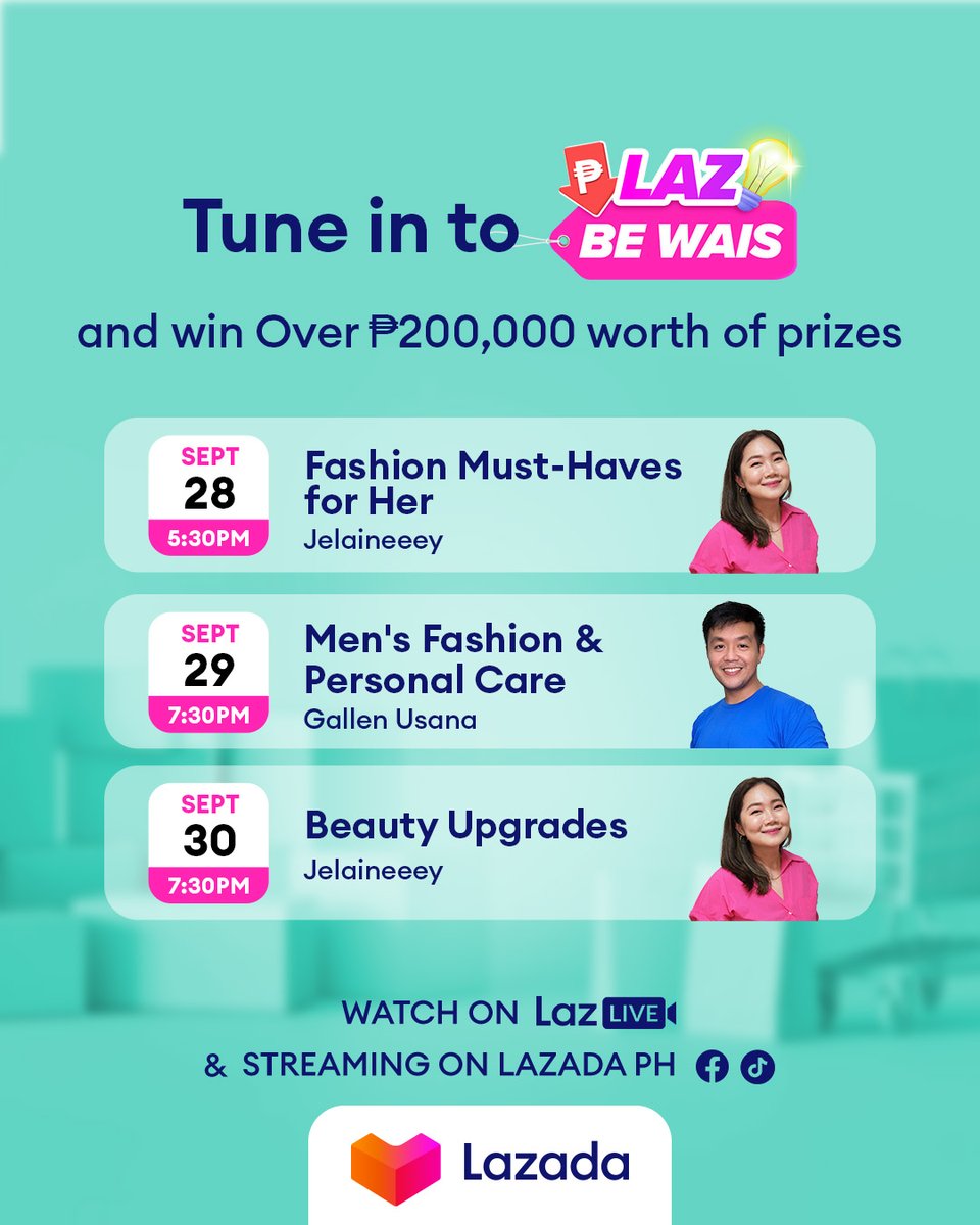 Lazada Philippines on Twitter: "Anong fashion at beauty items and i-checheck out mo ngayong # ...