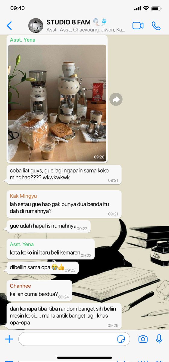 Ji • studio 8 updated! 🙌 on Twitter: "133. mau bikin cafè."