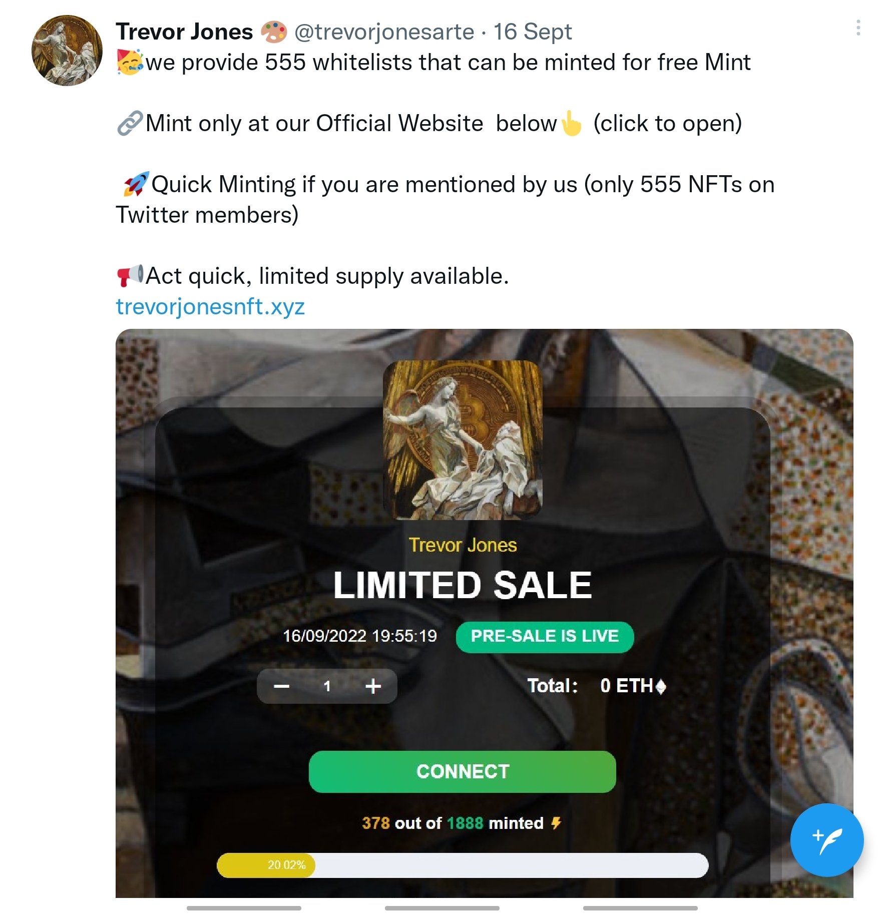 Trevor Jones 🎨 on Twitter: "Not GM! 2 more scam accounts. 😡🤬 @trevorjonesartt @trevorjonesarte ...