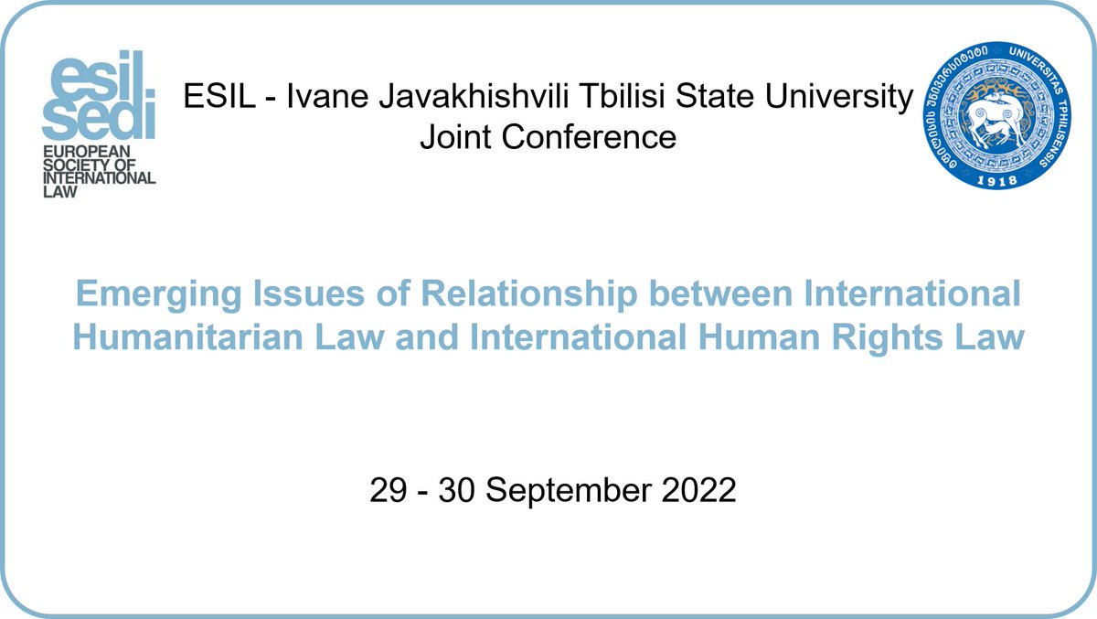 Call for Papers – ESIL IG on the History of International Law ...