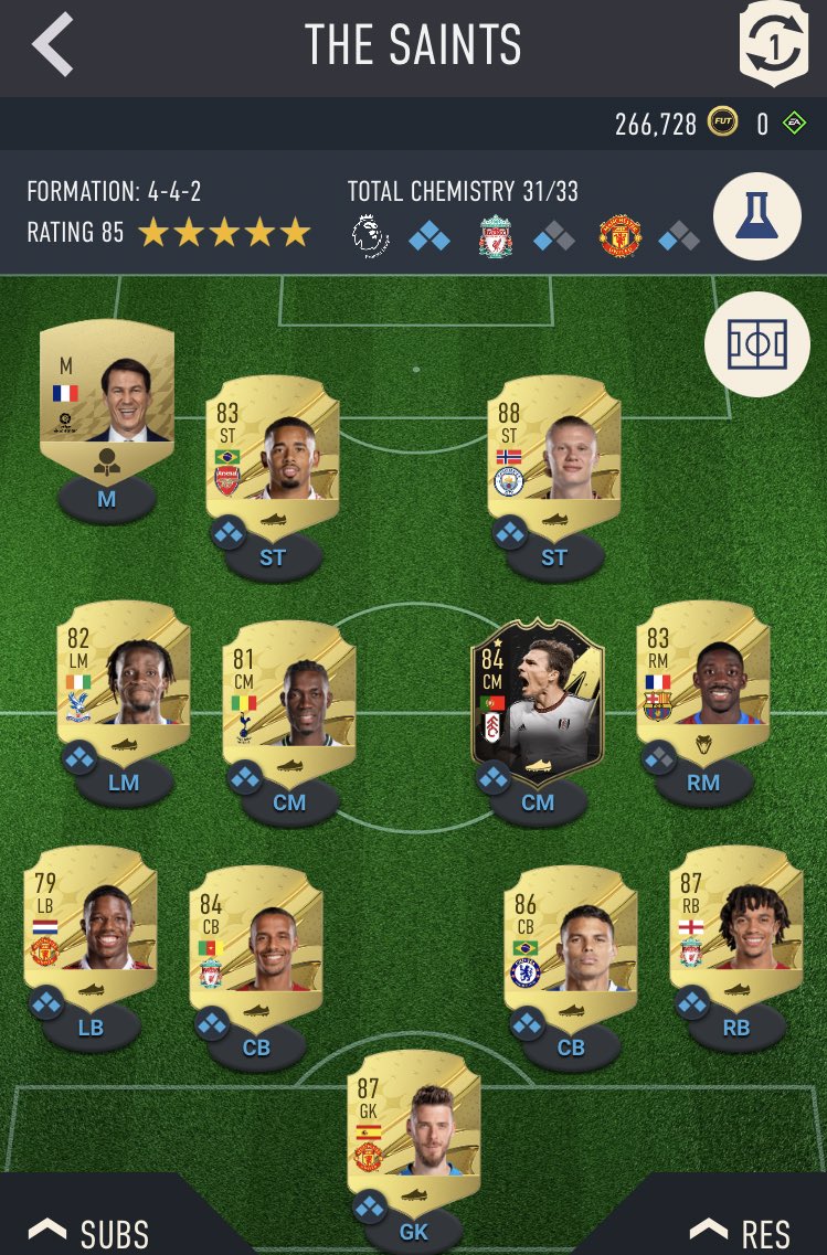 FUTZone - #FIFA23 News on Twitter: "This is how the team is looking! Obviously I’m gonna upgrade ...