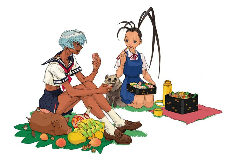 ִֶָ on Twitter: "RT @DailySF3art: Capcom Fan Club Bulletin 12 artwork Artwork by Kinu Nishimura ...