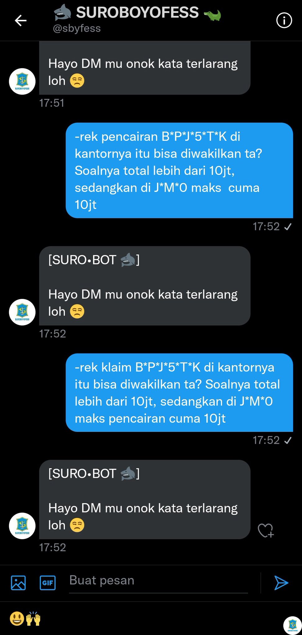 🦈 SUROBOYOFESS 🐊 on Twitter: "-rek mau nanya ini, aku ya gak paham kata ...