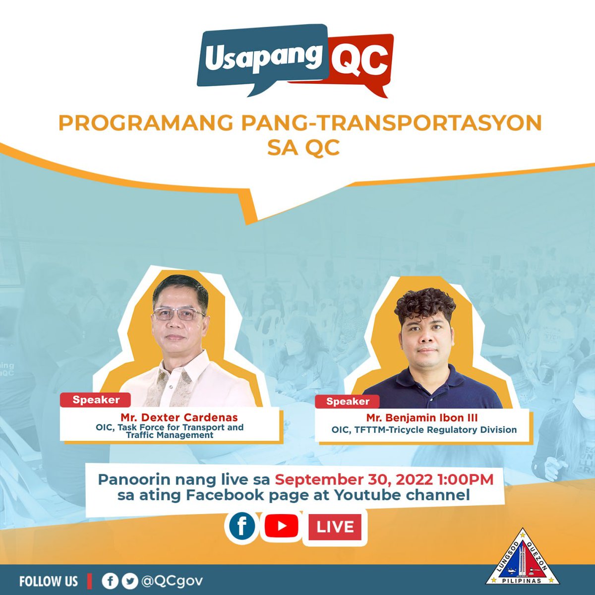 Quezon City Government on Twitter: "Sa muling pag-arangkada ng Usapang QC, tatalakayin naman ...