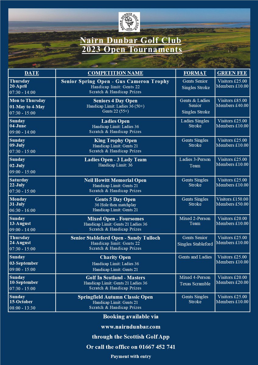 Nairn Dunbar Golf Club, Highlands, Scotland | Highland Links Course ...