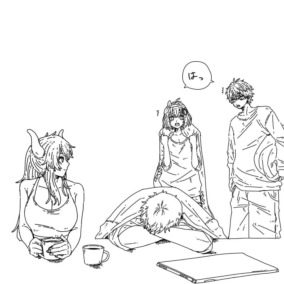 「自分の物使いなさいよ #ひまあーと #KuzuArt #どくずほんしゃ 」,21の漫画