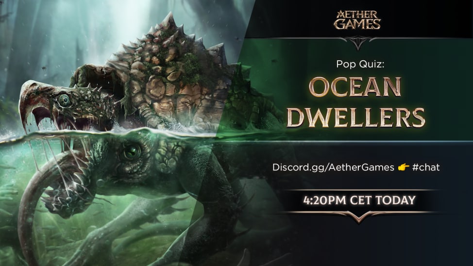 Aether Games on Twitter: "🪸Pop Quiz: Ocean Dwellers🪸 🧙‍♂️What lurks in the deep dark depths ...