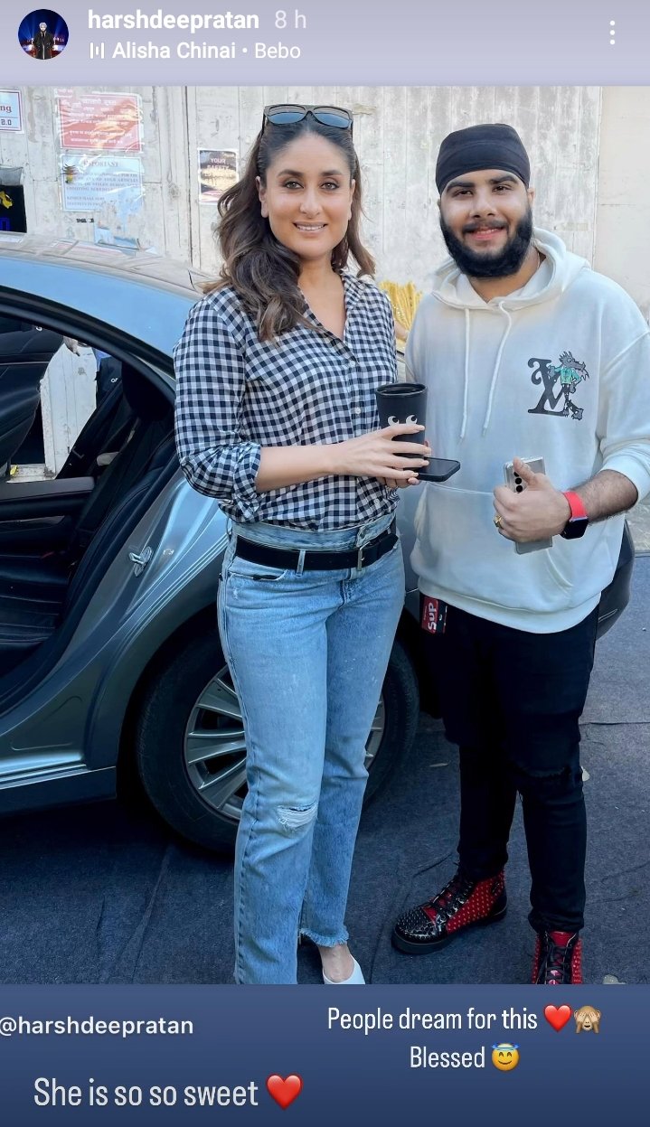 Kareena Kapoor Khan on Twitter: "Musician Harshdeep Ratan Singh shared this picture with Kareena ...