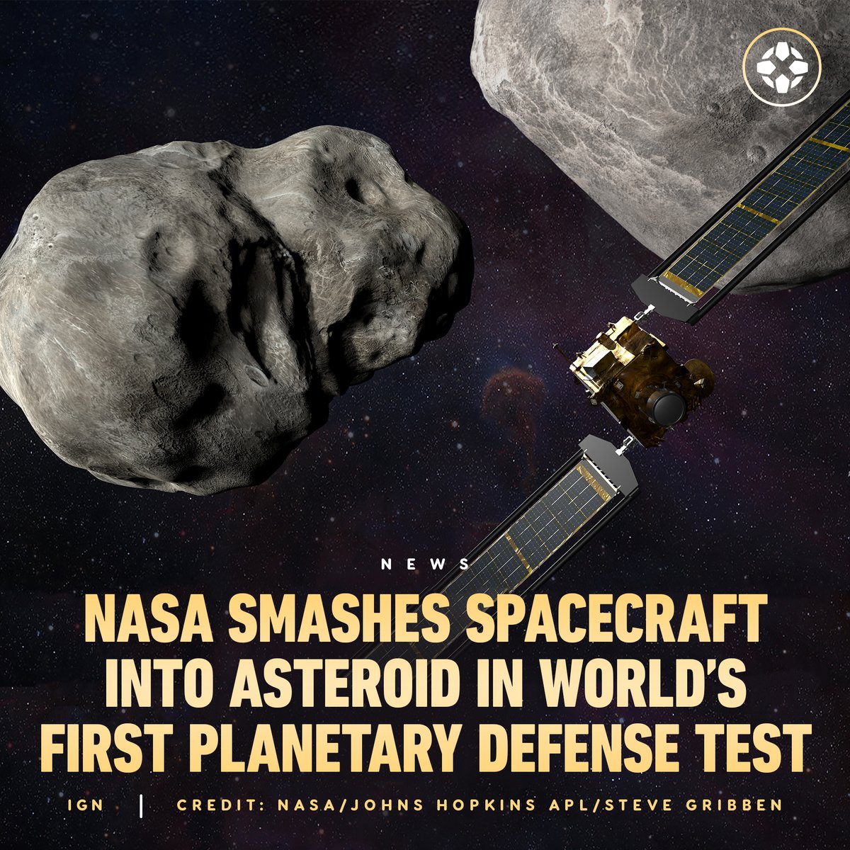 Ign On Twitter Nasa Has Intentionally Crashed A Spacecraft Into The