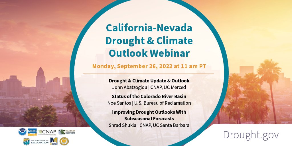 NIDIS Drought.gov on Twitter: "Recap of yesterday's CA/NV Drought and Climate Webinar Get the ...