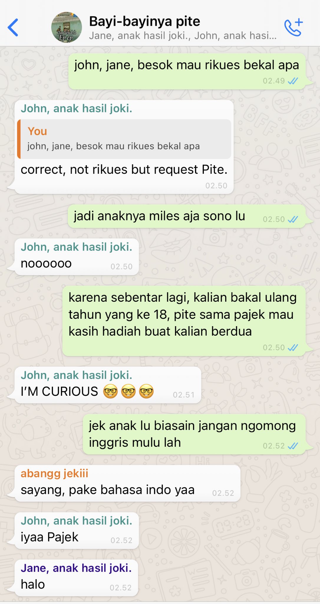 RASASVADA PO2 NOW! on Twitter: "272. Udah tau belum gambaran John sama Jane kek mana? https://t ...