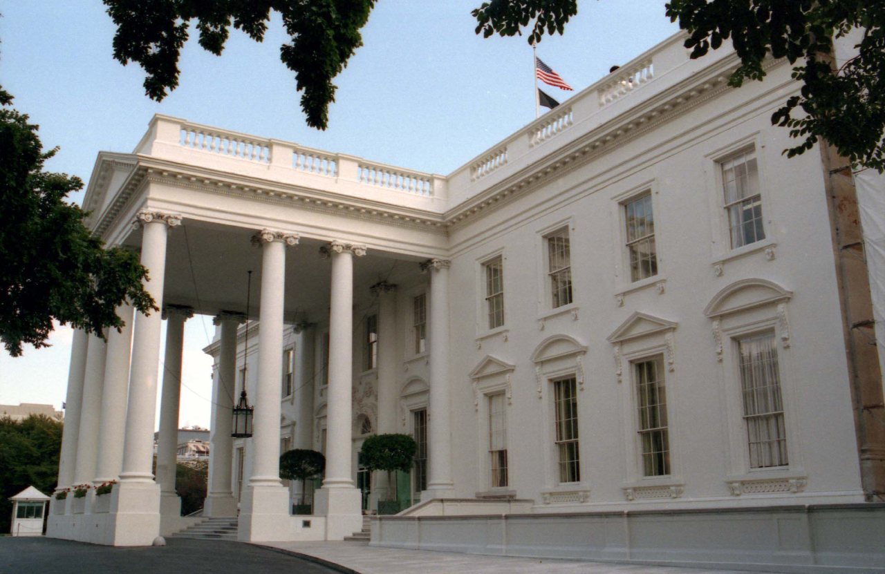 White House North Portico 2,905 White House North Lawn Stock Photos,