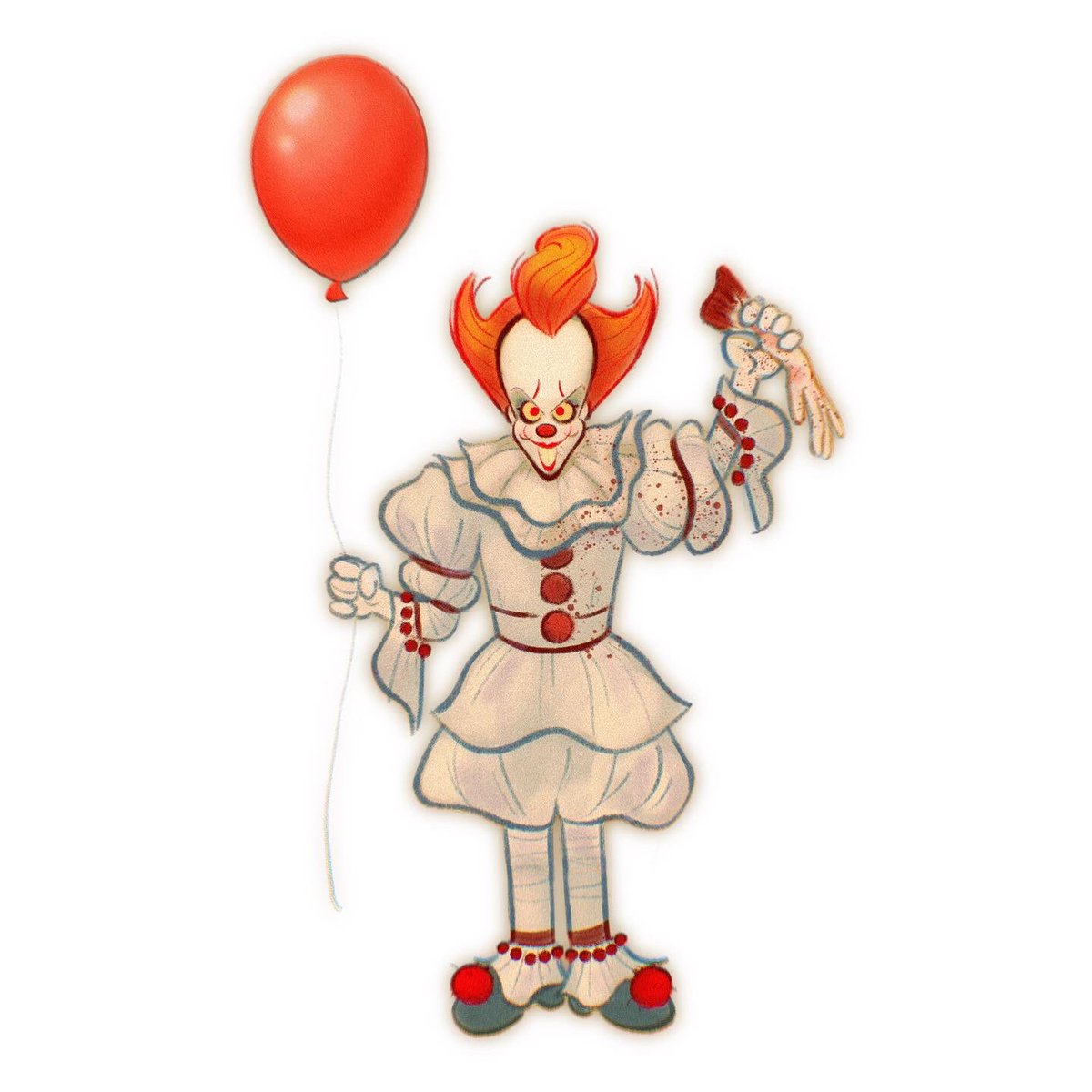 「HI GEORGIE 🤡🎈 」|josh beames | character designer for hireのイラスト