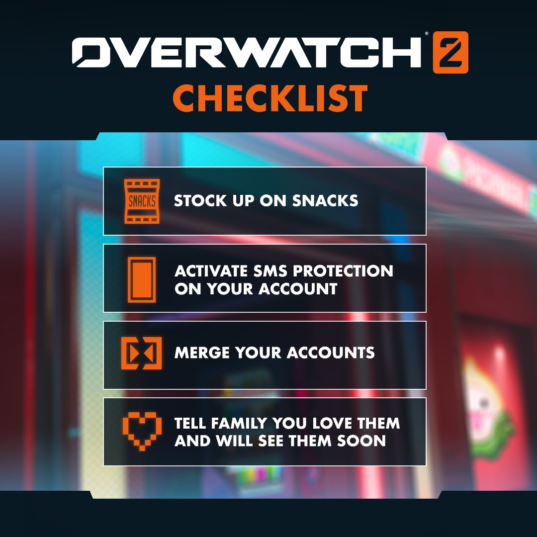Overwatch on Twitter: "Check. Check and CHECK. Make sure you’re ready to play #Overwatch2 on Day ...
