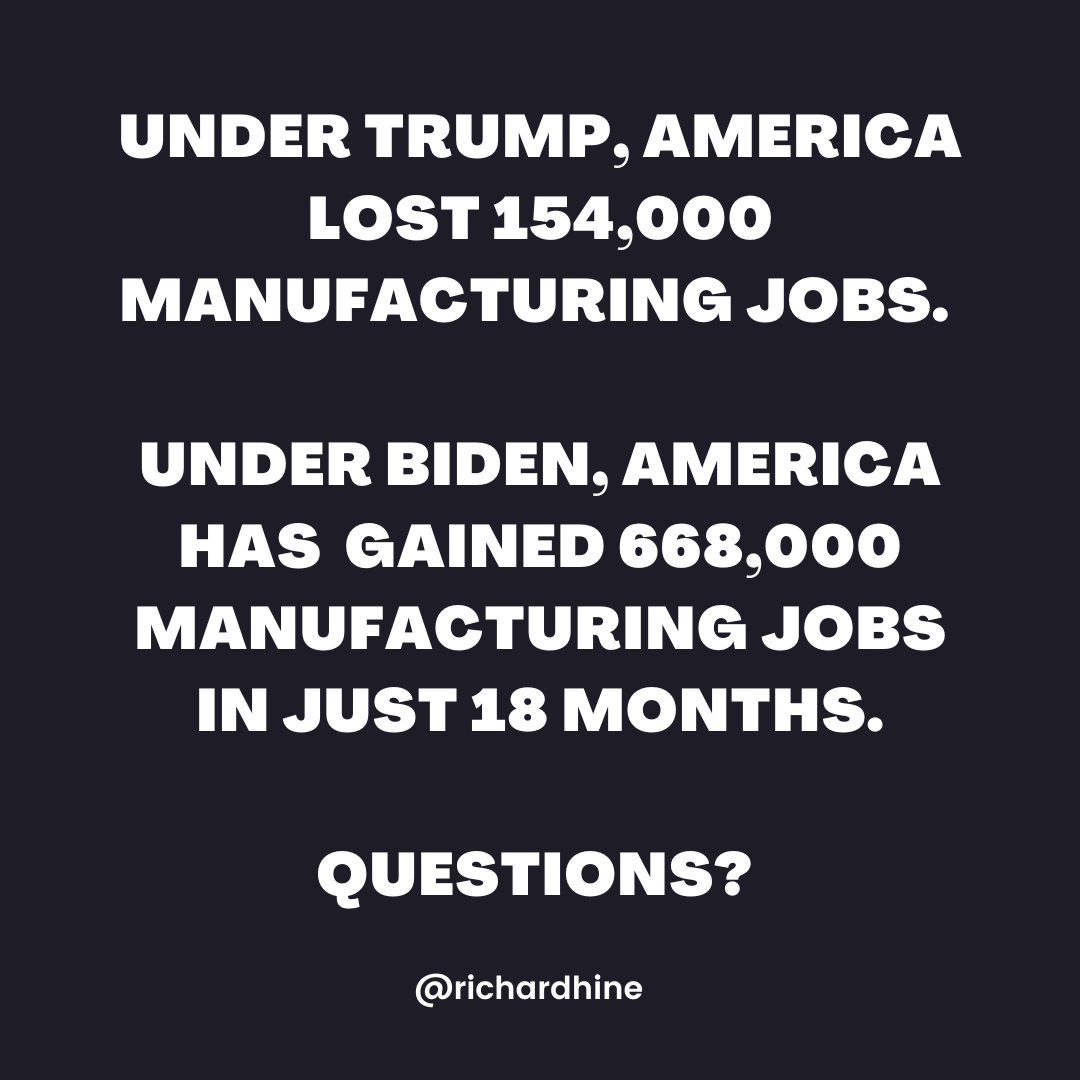 Oliver On Twitter Rt Richardhine Under Trump America Lost 154 000