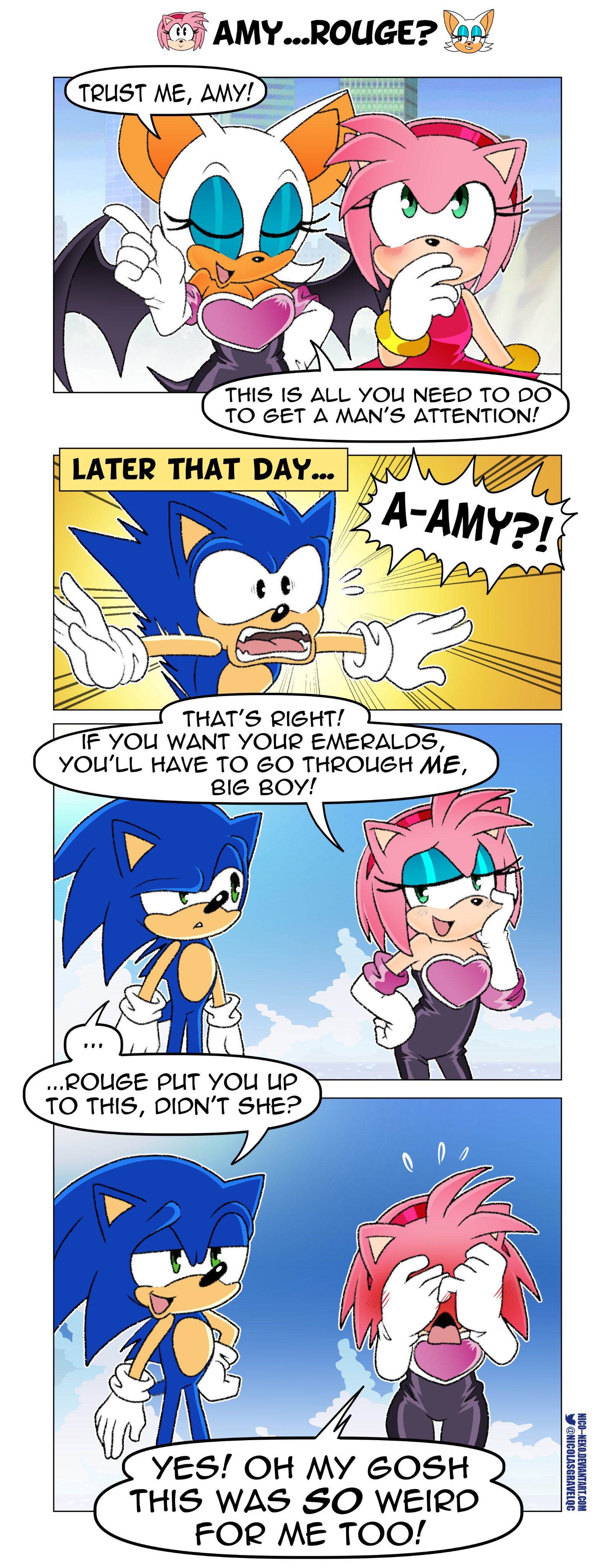 Sonic X Amy And Rouge